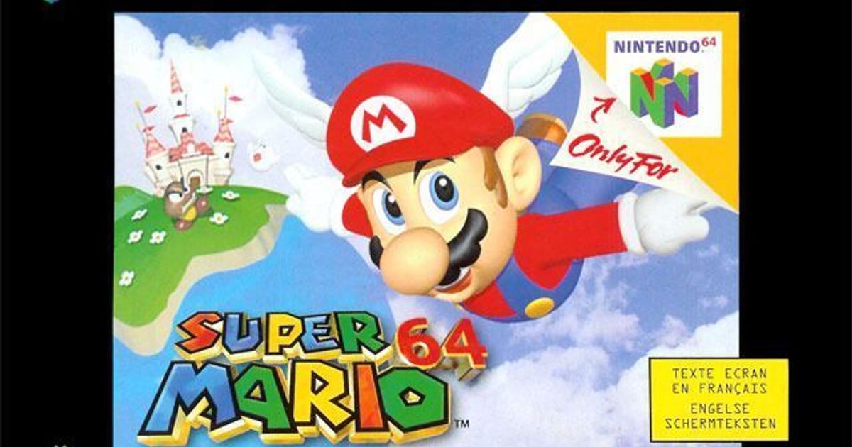 LITHOPHANE Cover Super_Mario_64 Nintendo N64 by RustyVince63 | Download ...