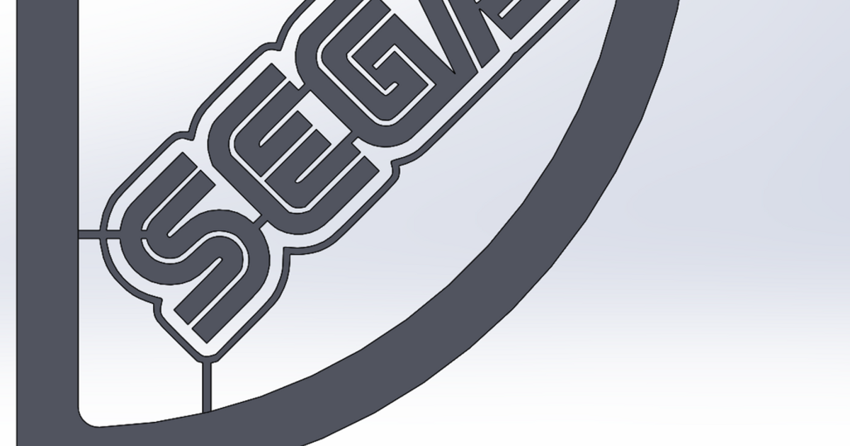 EQUERRE D'ÉTAGÈRE LOGO SEGA by RustyVince63 | Download free STL model ...