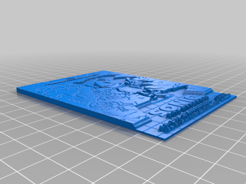 LITHOPHANE Cover Sonic the Hedgedog Sega Megadrive by RustyVince63 ...