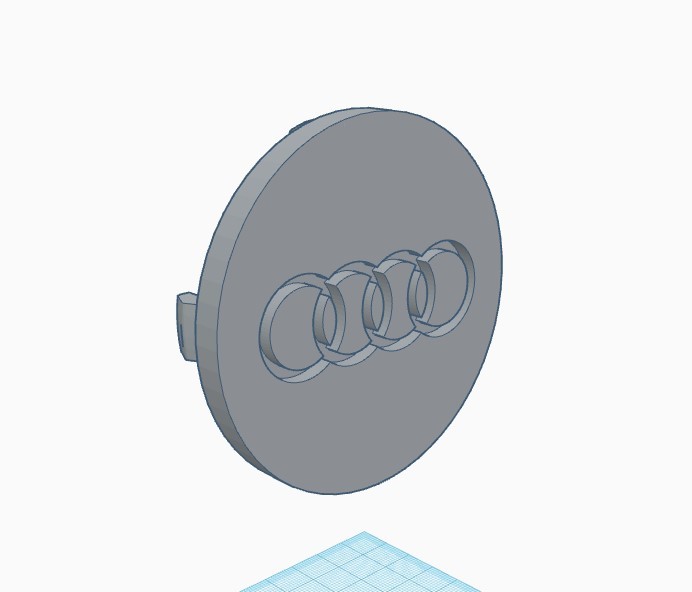 Audi A2 wheel cap by Siano | Download free STL model | Printables.com