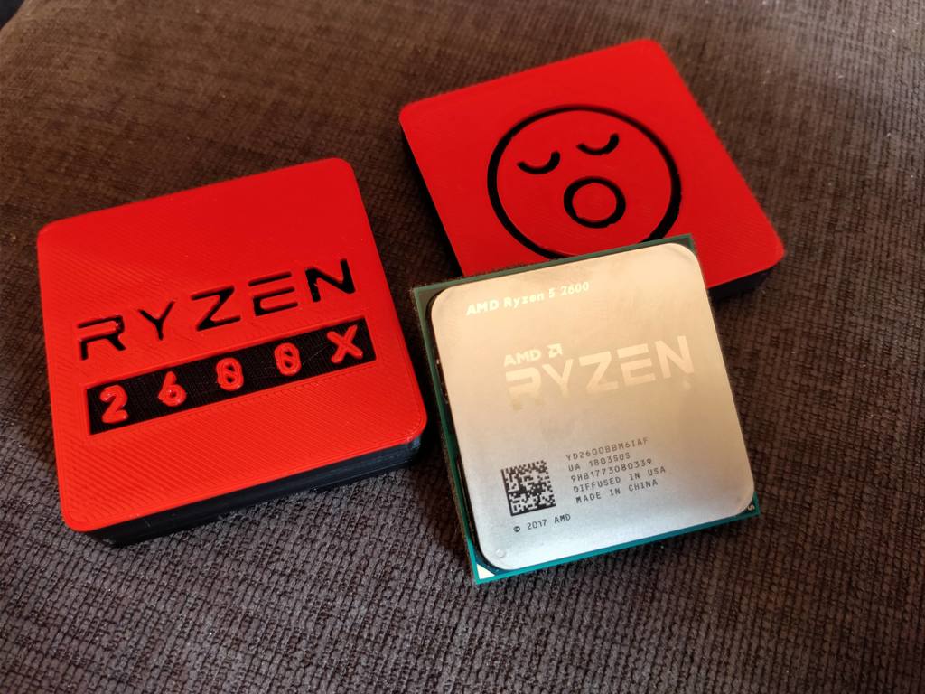 AMD CPU Box compatible Ryzen Zen+ ZEN2 : 2600X 3700X etc. by Peggy67 ...