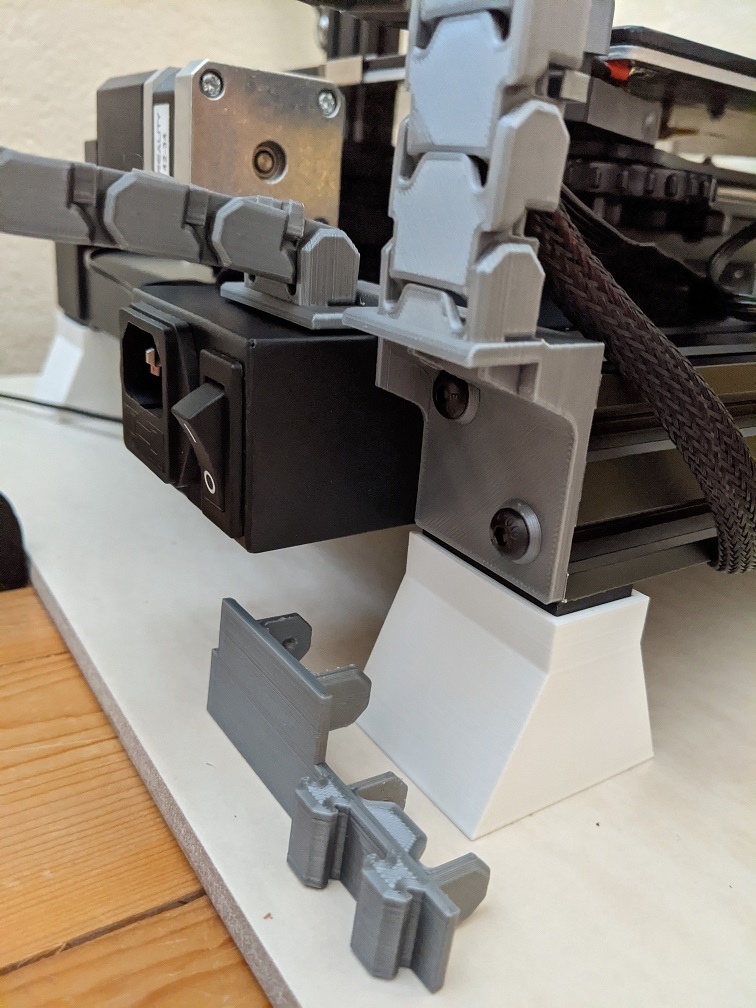 Ender 3 V2 Cable Chain mount for Y/Z axis by YucA | Download free STL ...