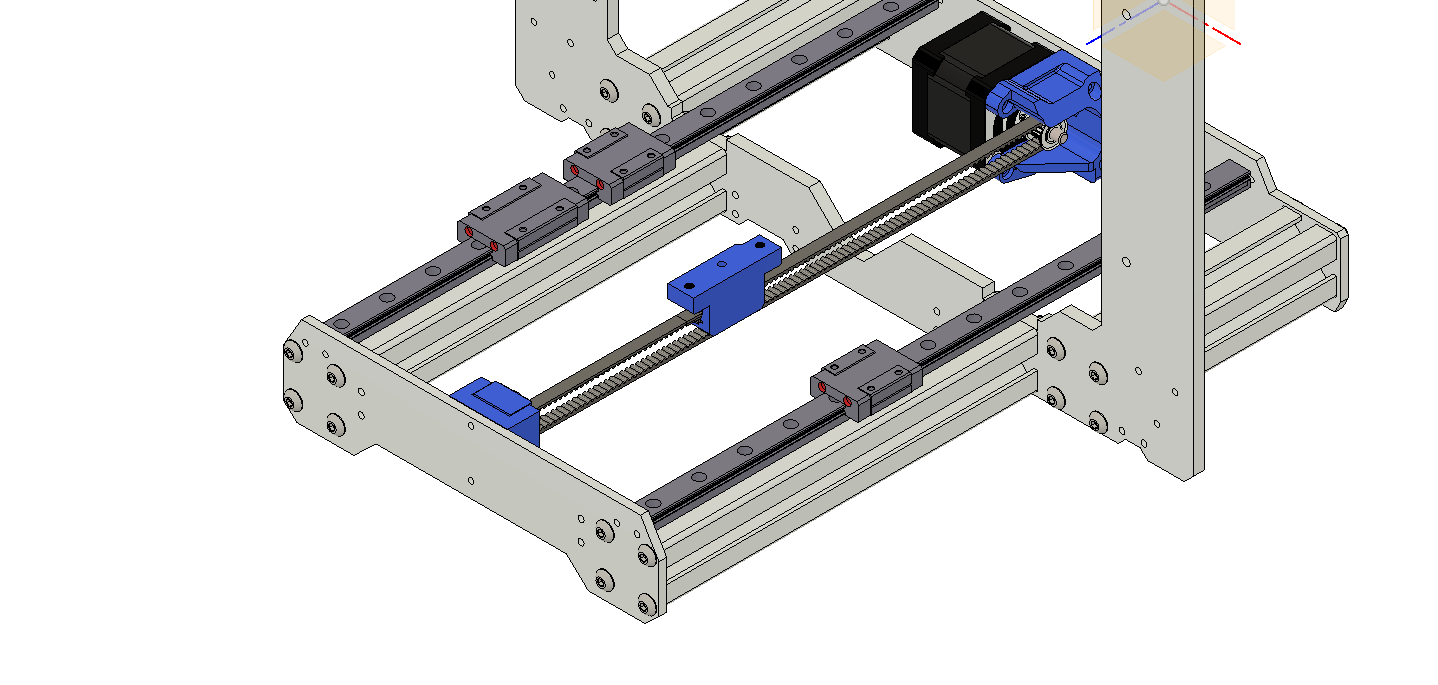 Y Axis Linear Rail and Belt System by jfromel | Download free STL model ...