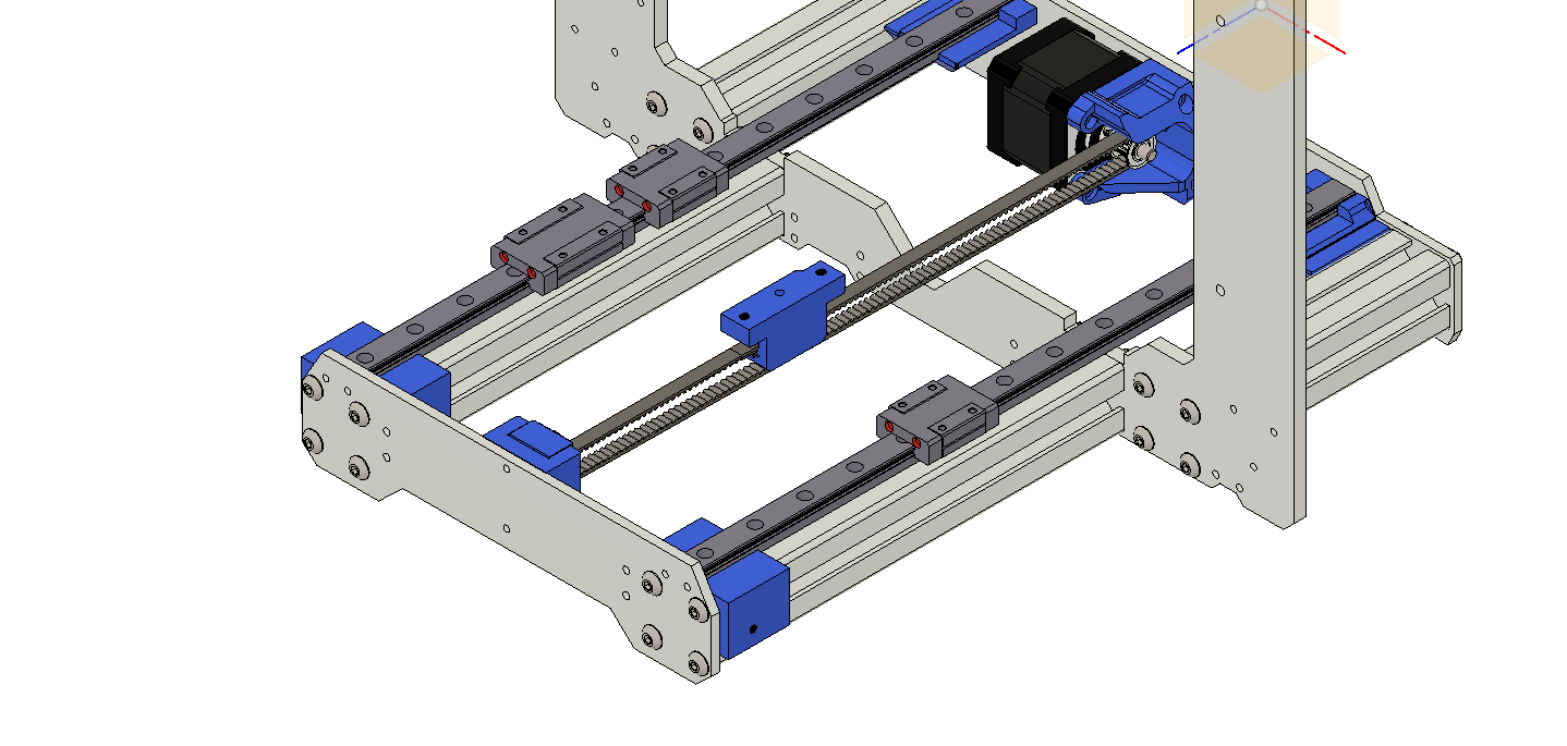 Y Axis Linear Rail and Belt System by jfromel | Download free STL model ...