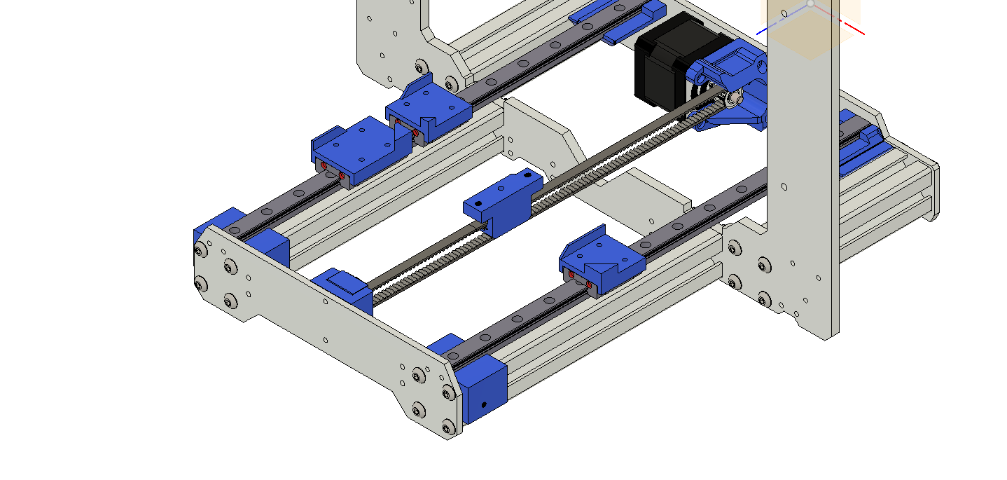 Y Axis Linear Rail and Belt System by jfromel | Download free STL model ...