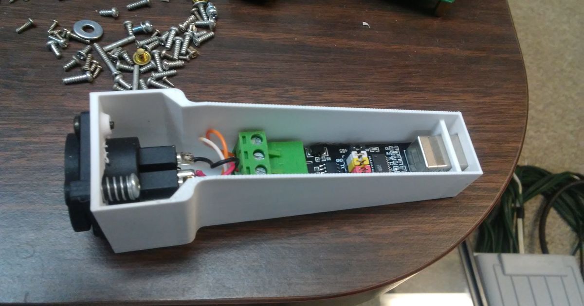 USB RS-485 to DMX/XLR Case by Spankyty | Download free STL model ...