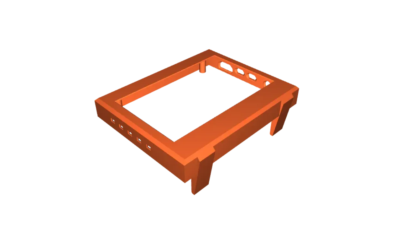 5 inch LCD for Raspberry Pi case by beerman | Download free STL model ...