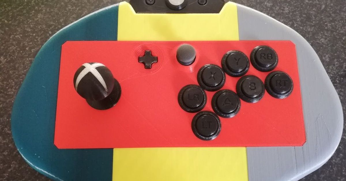 XBox Inspired Arcade Stick by Xeromool | Download free STL model ...