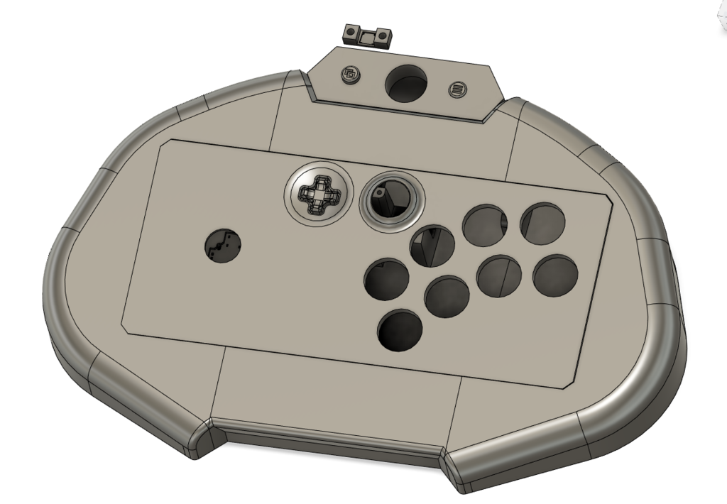 XBox Inspired Arcade Stick by Xeromool | Download free STL model ...