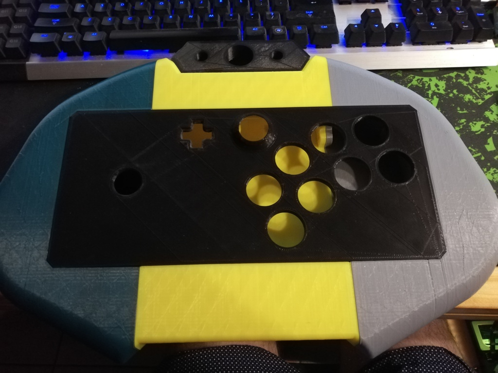 XBox Inspired Arcade Stick by Xeromool | Download free STL model ...