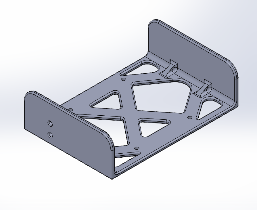 SSD holder for drive bay by SpaceWalk | Download free STL model ...