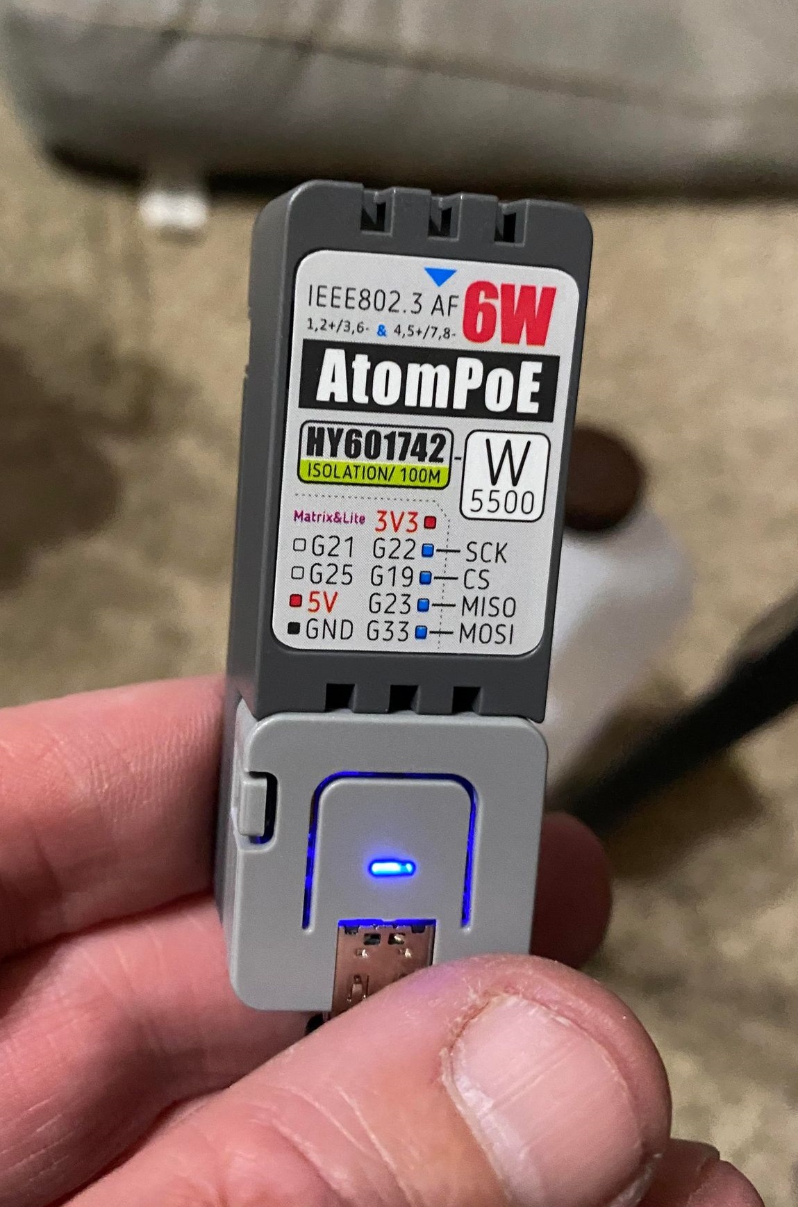 M5Stack Atom Lite IOT Development Board Mounting Plates / Covers by ...