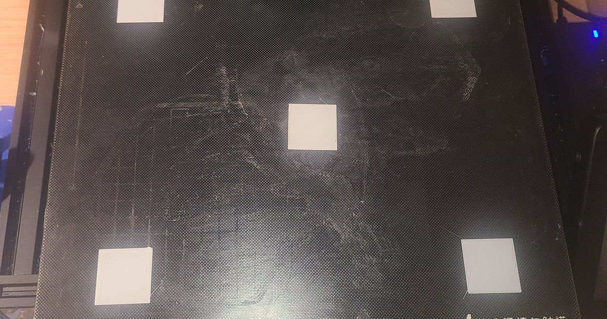 Bed Level Test by Frank H | Download free STL model | Printables.com