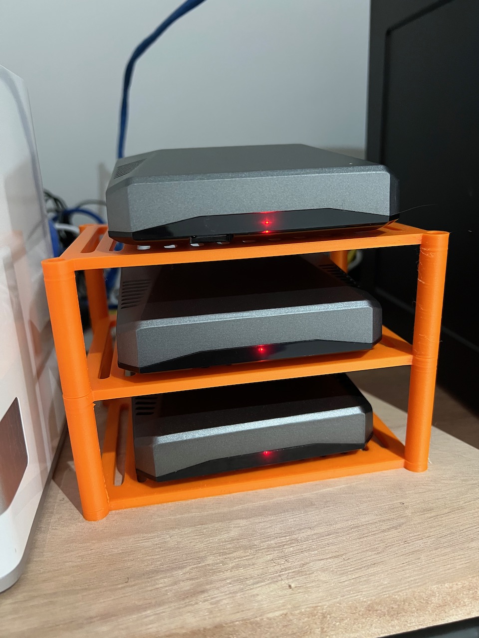 Stackable Shelf for Raspberry Pi Argon One V2 or Other uses by zethos ...