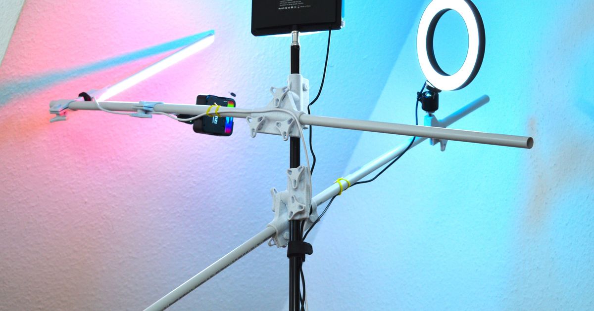 Lighting system for photo studio by 3db.creation | Download free STL ...