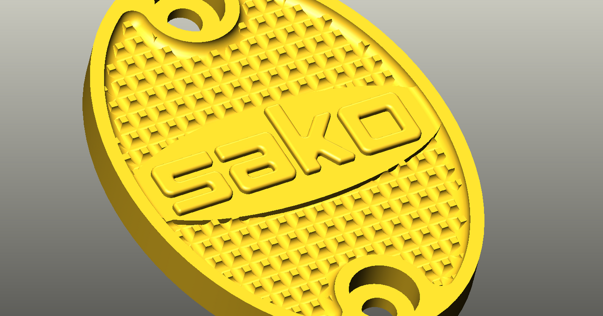 Sako rifle badge por RSAMusgrave | Descargar modelo STL gratuito ...