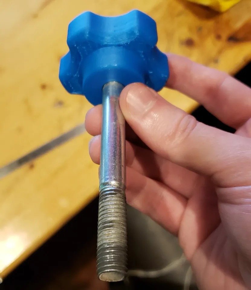 Parametric Bolt Knob by bobmakes | Download free STL model | Printables.com
