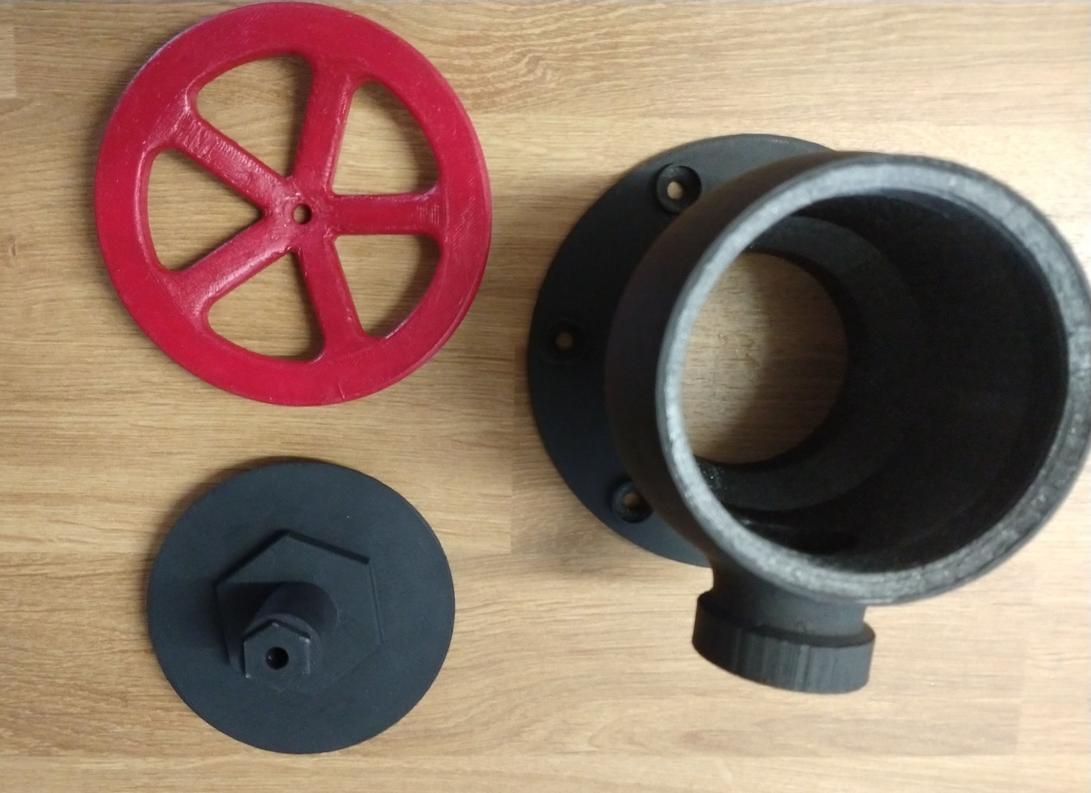 Junction box in form of valve por Aseris | Descargar modelo STL ...