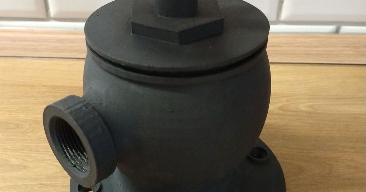 Junction box in form of valve por Aseris | Descargar modelo STL ...