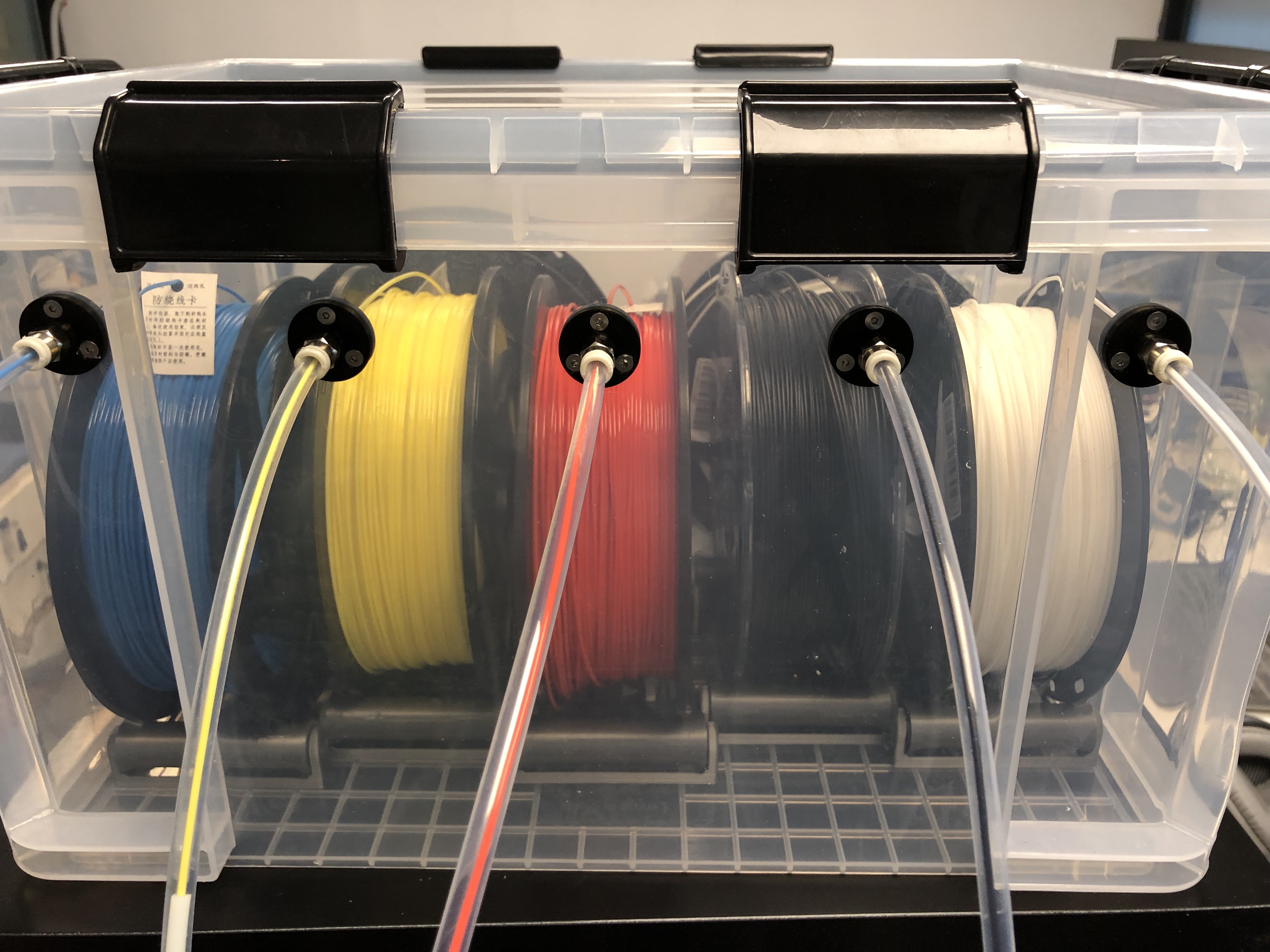 Filament spool dry box for MMU by YUN3D | Download free STL model ...