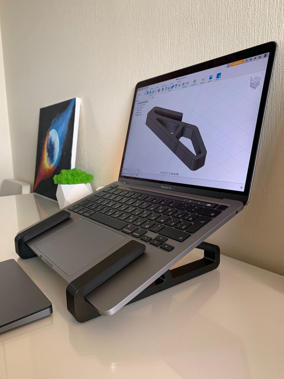 Stand for MacBook Pro 13 by Dmytro Panin | Download free STL model ...