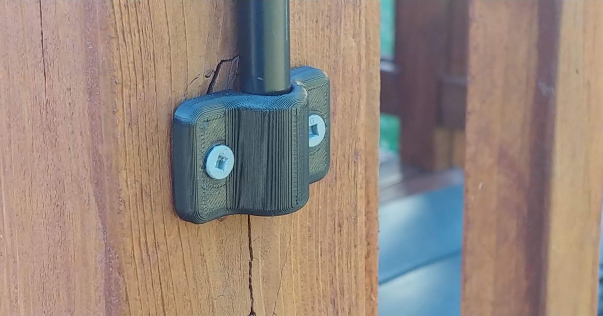 Plant Hanger End Cap Brackets by MrFlippant | Download free STL model ...