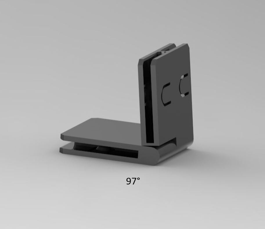 Hinge to build up a tentative enclosure for printing by H3dSprint ...