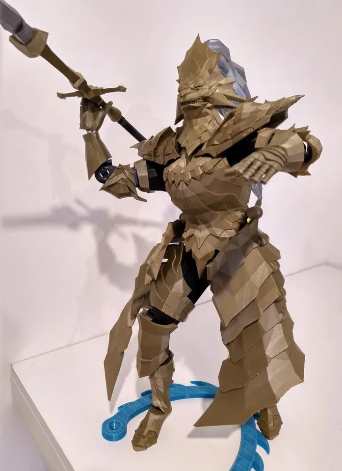 Dragon Slayer Ornstein articulated figure by Lanusensei87 Download free STL model Printables