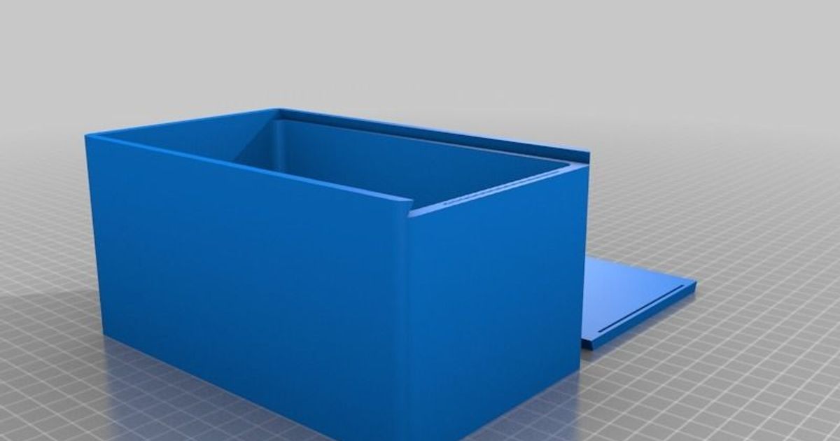 My Customized Box with Sliding Top2 by Mosfet555 | Download free STL ...