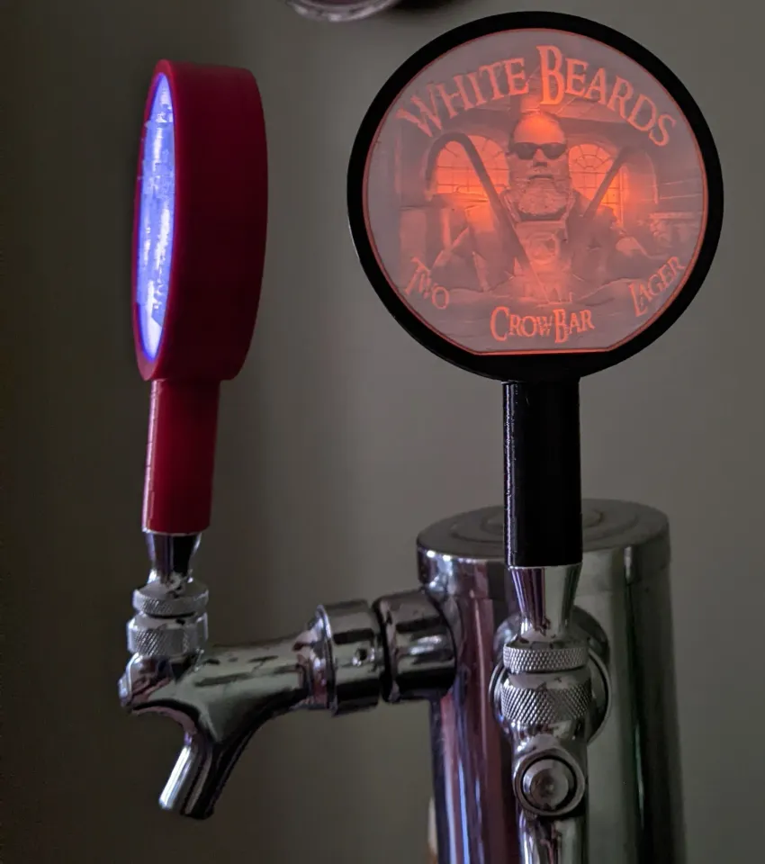Lithophane Beer Tap Handle by David | Download free STL model ...