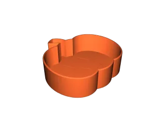 Halloween Candy Pumpkin Dish by Chipped Builds || Ashley | Download ...