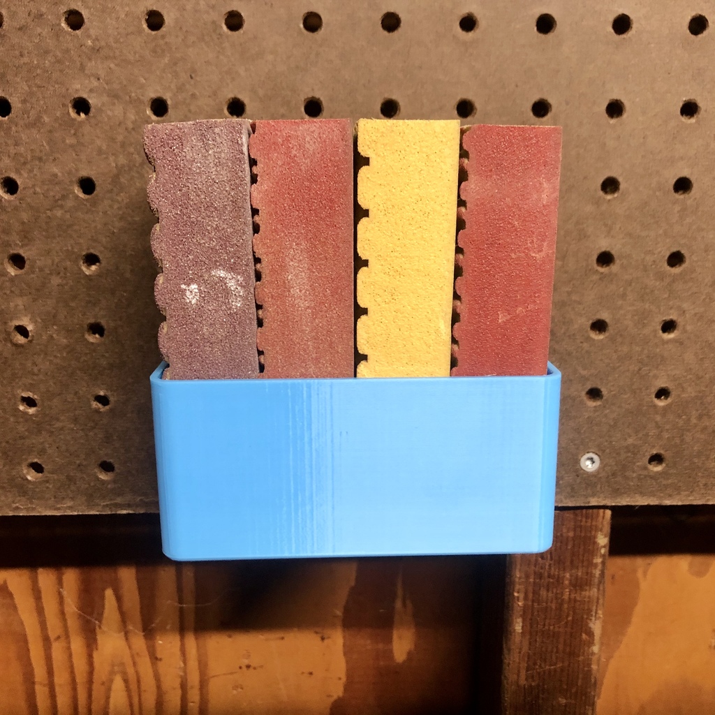 Pegboard Sanding Sponge Caddy by Chipped Builds || Ashley | Download ...