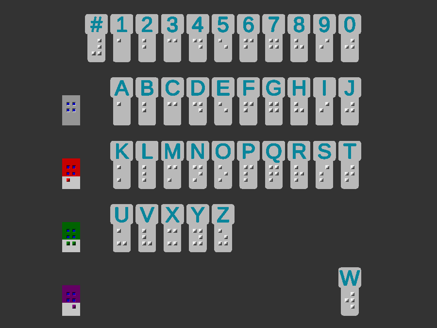 Braille learning by Jack | Download free STL model | Printables.com