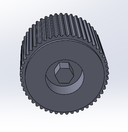 M4 Knob for Cap Head Screws by paul020559 | Download free STL model ...