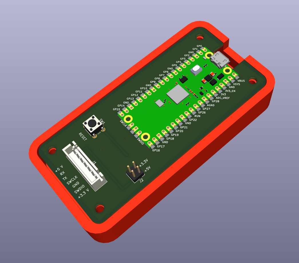 Raspberry PICO debug probe holder by ElElf | Download free STL model ...