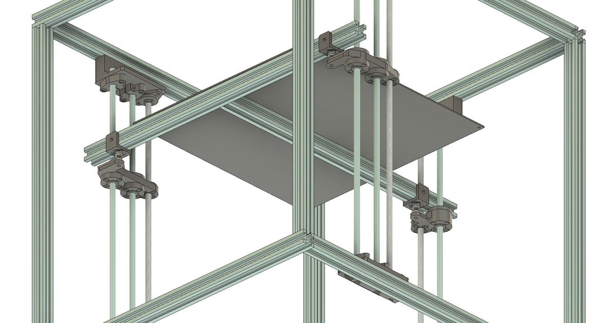 Three Motor Z Gantry - Big Plans Printer System by LilMikey | Download ...