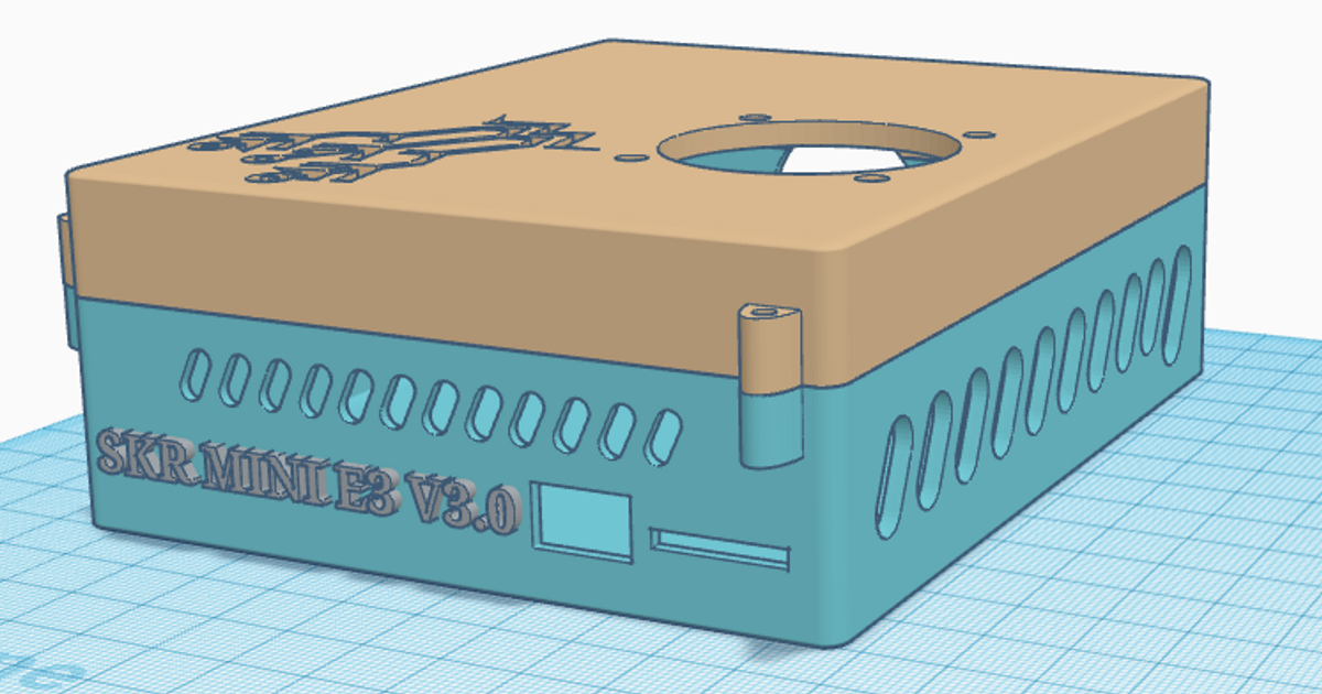 BTT SKR Mini E3 V3 Case by noob_42 | Download free STL model ...