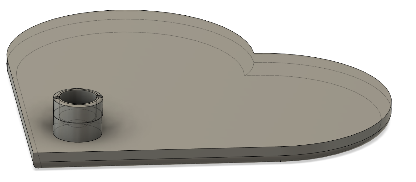 Dental flosser holder heart by rakoivun | Download free STL model ...