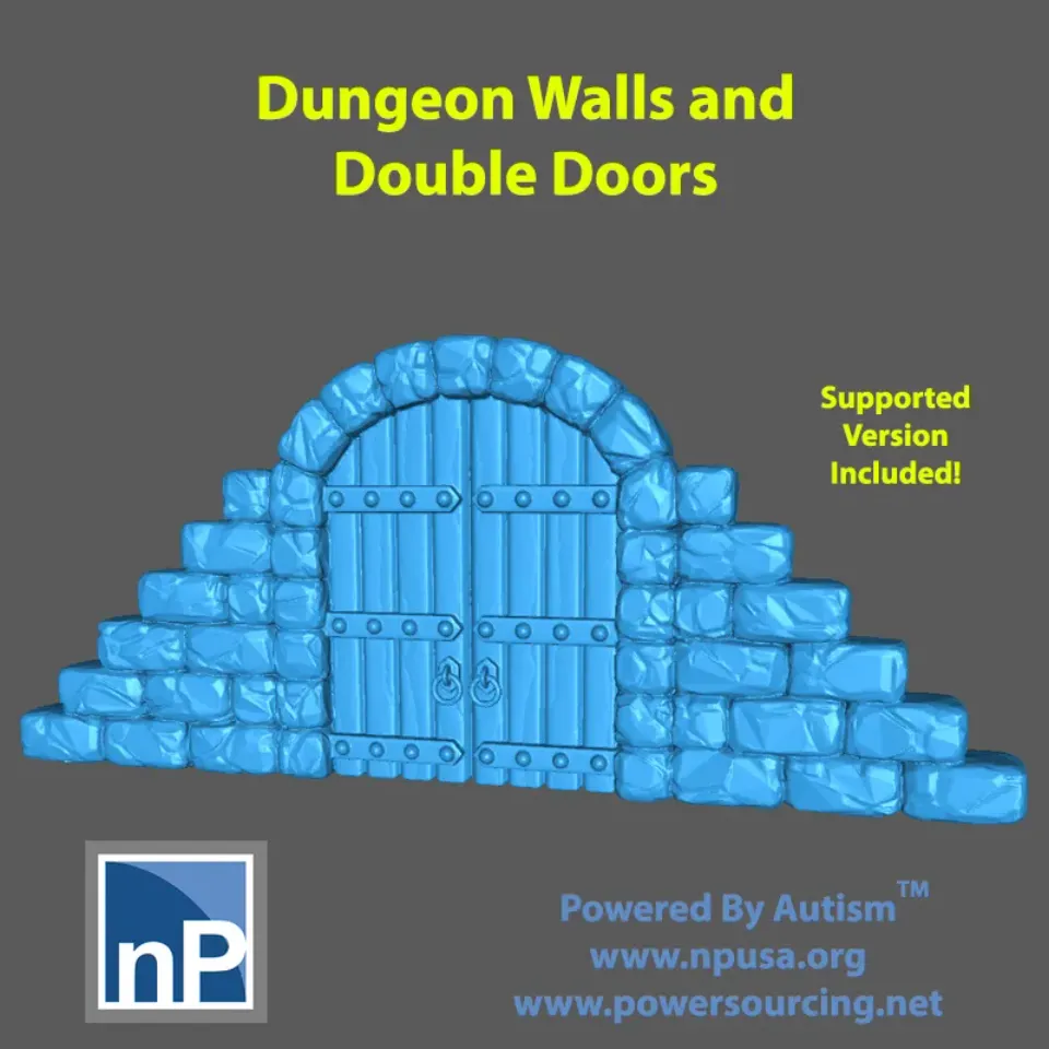 Dungeon Doorway by np-dev | Download free STL model | Printables.com