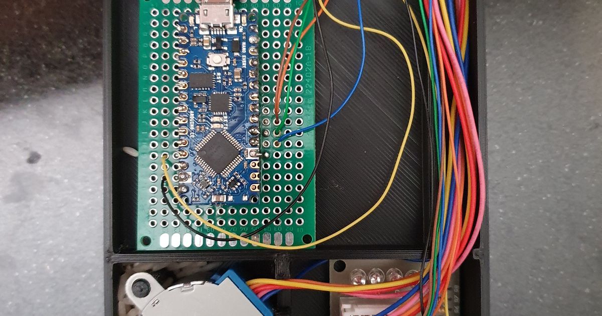 Mechanical clock stepper motor extension by Patrick | Download free STL ...
