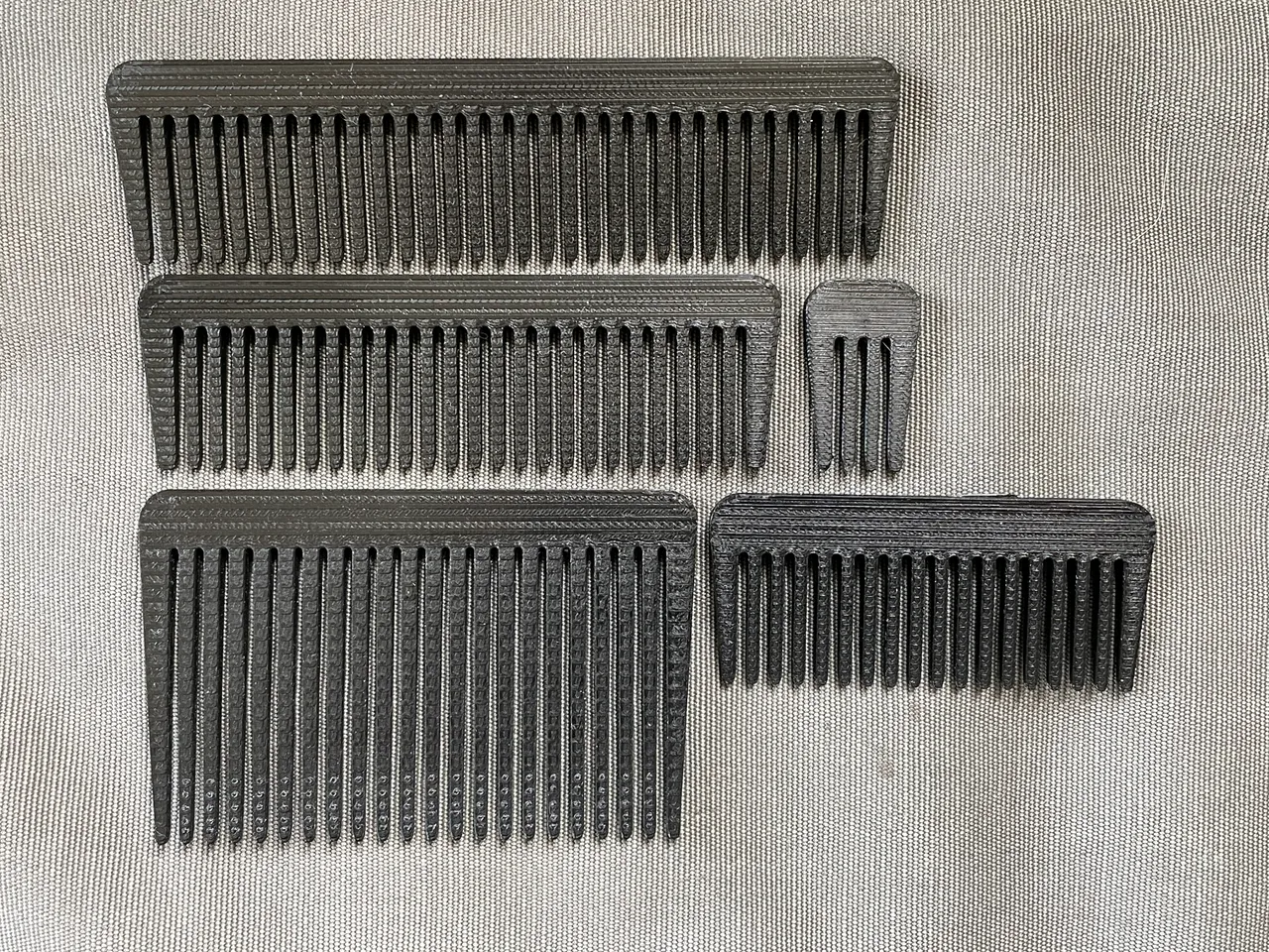 Hair Combs by Aryser | Download free STL model | Printables.com