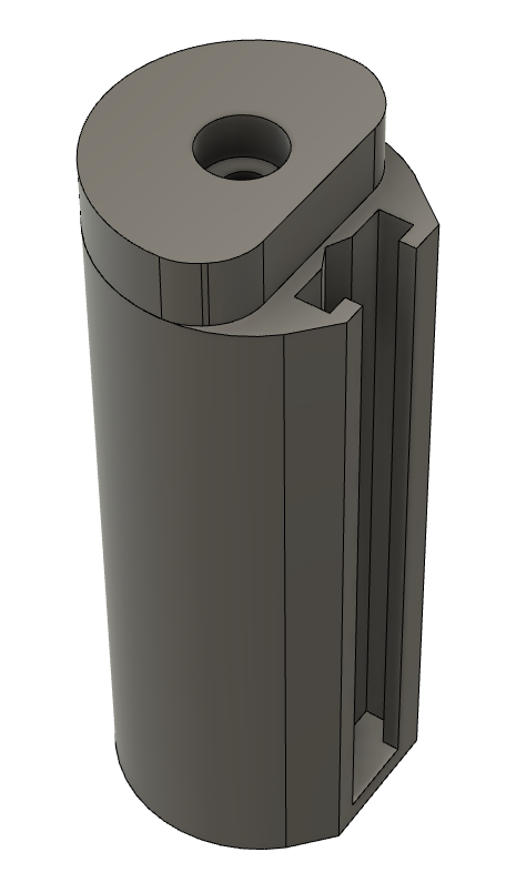 Stanchion Clip - Round by mbiersack | Download free STL model ...