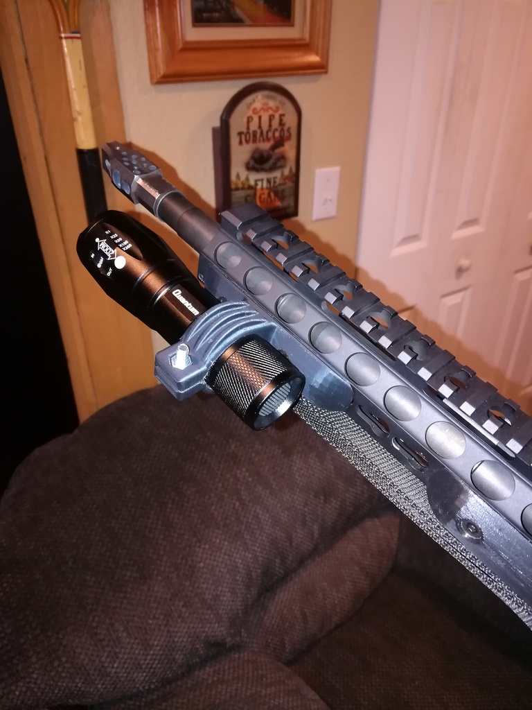 Keymod Flashlight Mount by Justin Spanier | Download free STL model ...