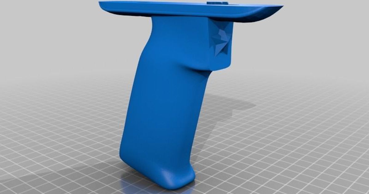 Keymod front grip for AR-15 by Justin Spanier | Download free STL model ...