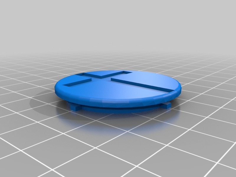 Cross Pop Socket Cover by Justin Spanier | Download free STL model ...