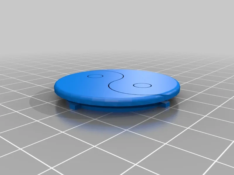Yin Yang Pop Socket Cover by Justin Spanier | Download free STL model ...