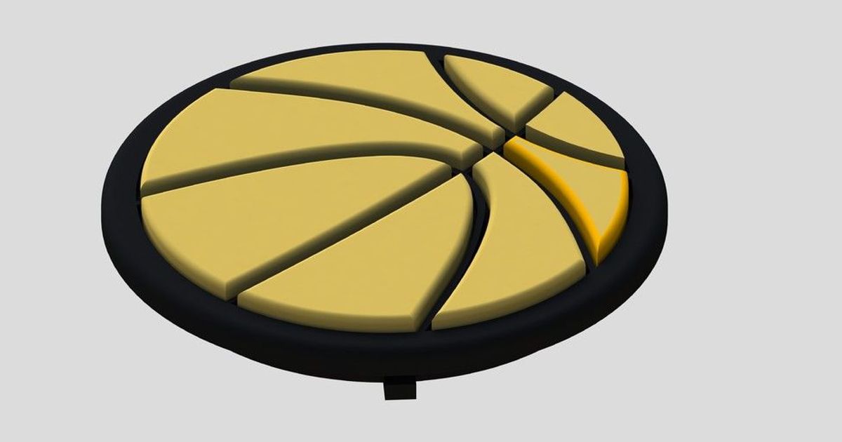 Basketball Pop Socket Cover by Justin Spanier | Download free STL model ...