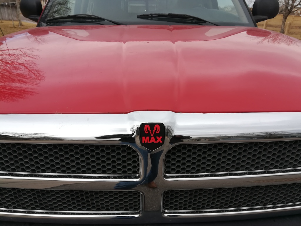 Dodge Ram Grill Emblem "MAX" von Justin Spanier | Kostenloses STL ...