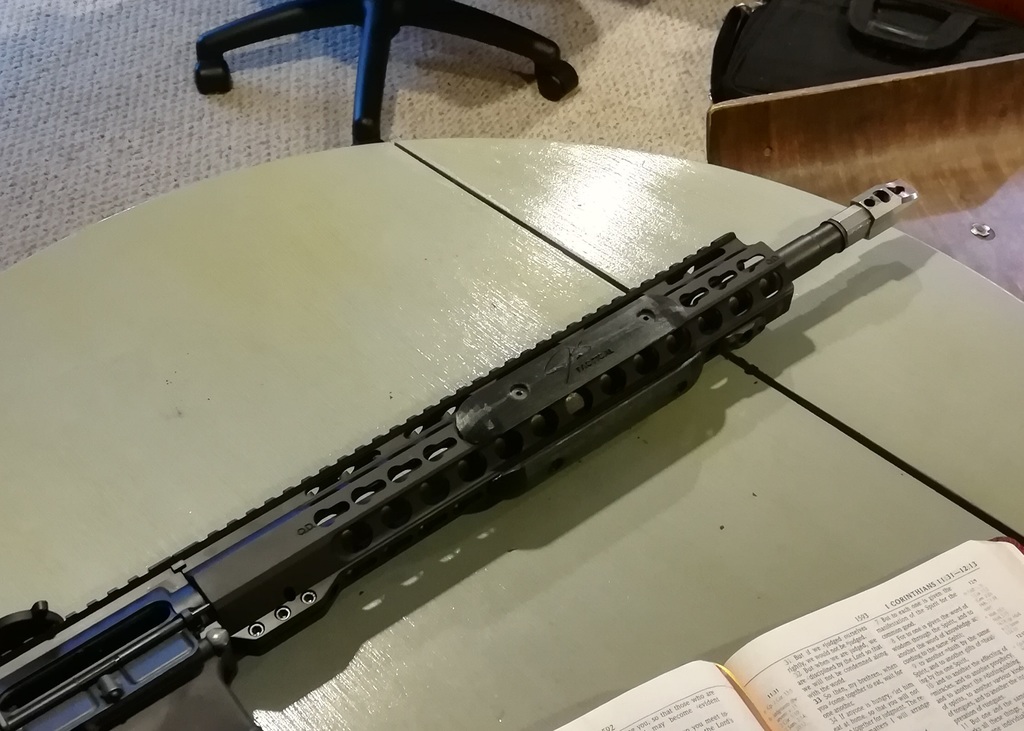 AR 15 keymod hand guard by Justin Spanier | Download free STL model ...