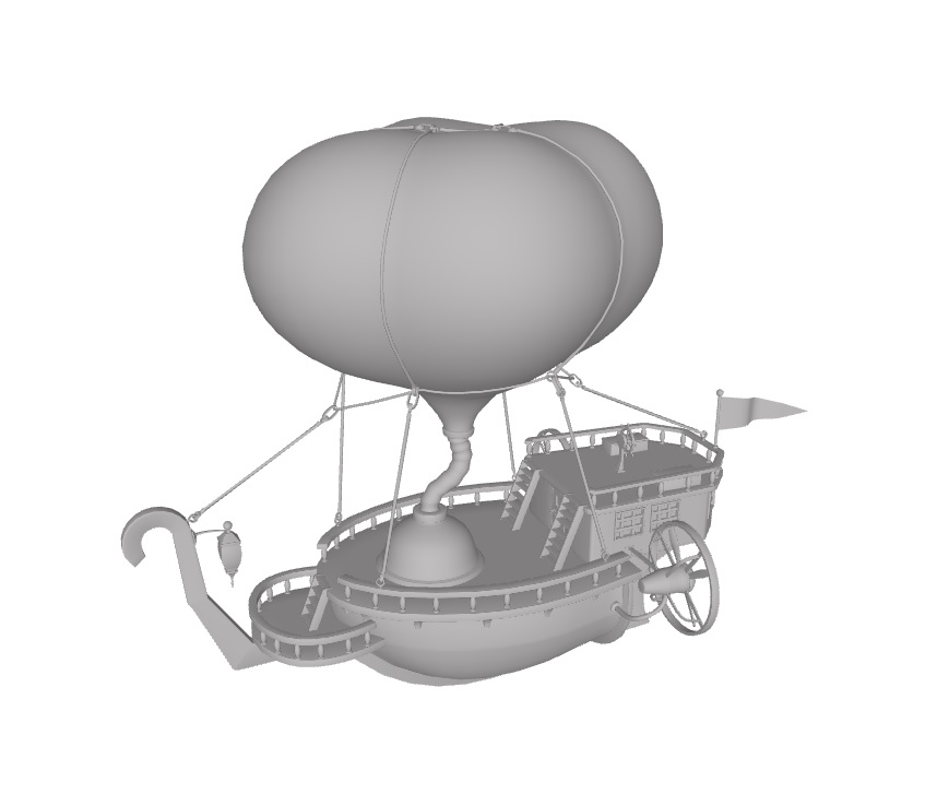 flying ship by Openair | Download free STL model | Printables.com